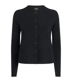 ME+EM Wool-blend Swing Cardigan - Black