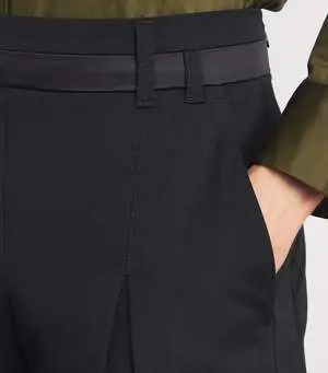 ME+EM Wool-blend Exaggerated Taper Tux Trousers