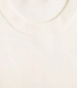 ME+EM Stretch-wool Ribbed T-shirt