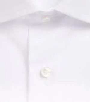 BARBA NAPOLI Cotton Poplin Slim Shirt