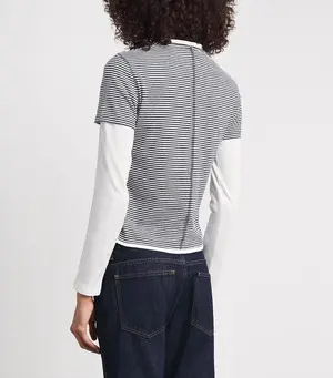 ME+EM Organic Cotton Double-layer Long-sleeve T-shirt