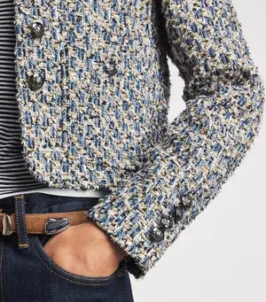 ME+EM Tweed Cropped Jacket