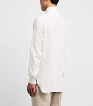 BARBA NAPOLI Cotton-cashmere Shirt - White