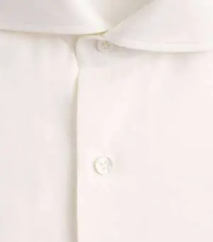 BARBA NAPOLI Cotton-cashmere Shirt - White