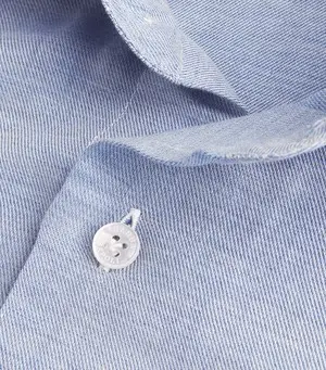 BARBA NAPOLI Cotton-cashmere Shirt - Blue
