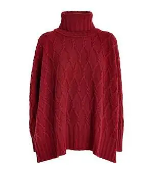 Eskandar Cashmere Cable-knit Rollneck Sweater - Red