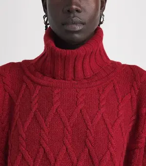 Eskandar Cashmere Cable-knit Rollneck Sweater