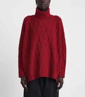 Eskandar Cashmere Cable-knit Rollneck Sweater