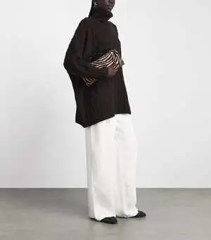 Eskandar Cashmere Cable-knit Rollneck Sweater