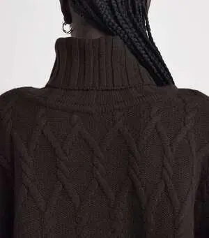 Eskandar Cashmere Cable-knit Rollneck Sweater