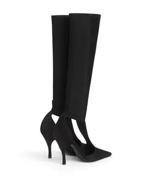 Alaïa Suede Cut-out Boots 100