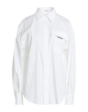 Brunello Cucinelli Shirt Size Cotton, Polyamide, Elastane - White
