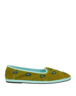 Malìparmi Ballet Flats Size Textile Fibers - Green