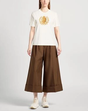 Burberry Embroidered Cotton T-shirt