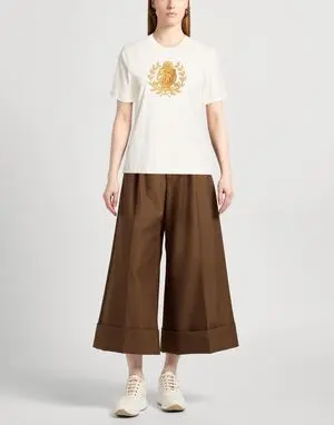 Burberry Embroidered Cotton T-shirt