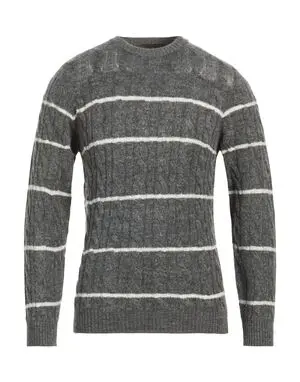GAZZARRINI Striped Cable-knit Crewneck Sweater