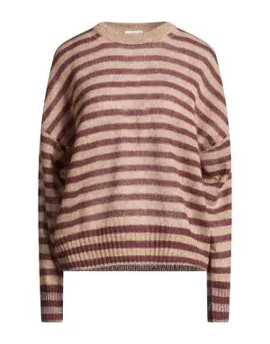 Brunello Cucinelli Mohair Wool Blend Striped Sweater