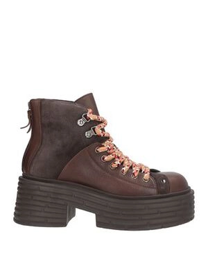 Agl Ankle Boots Chocolate Size Leather - Brown