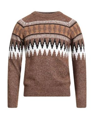 Altea Sweater Size Alpaca Wool, Cotton, Virgin Wool - Brown