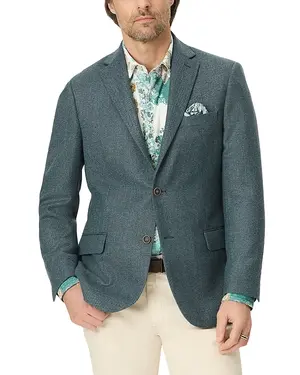 Robert Graham Galadean Slim Fit Wool Blend Woven Sport Coat - Teal