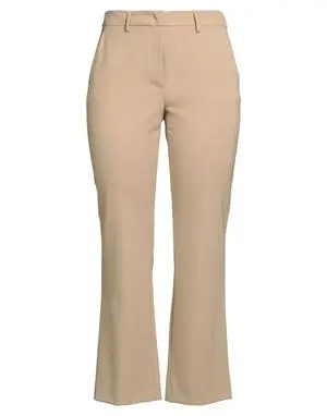 Max Mara Pants Sand Size Polyester, Virgin Wool, Elastane