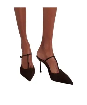 AQUAZZURA Suede Mules