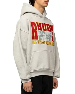 R H U D E Desert Graphic Print Hoodie