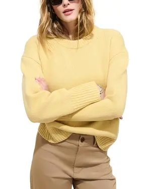 ALEX MILL Wool Blend Sweater - Daisy Yellow