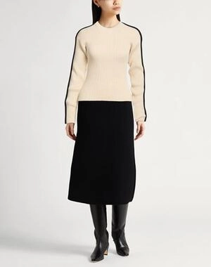 Sportmax Sweater Ivory Size Cotton, Polyester
