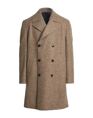 BALDESSARINI Coat Light Brown Size Wool - Beige
