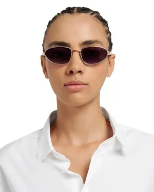 Marc Jacobs Oval Sunglasses, 56mm