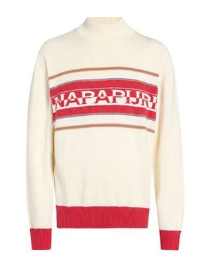 NAPAPIJRI Turtleneck Size Cotton, Wool - Beige