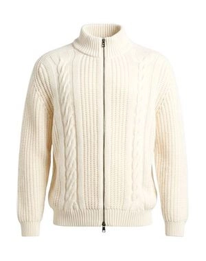 Tagliatore Cardigan Slate Size Virgin Wool, Polyamide - White