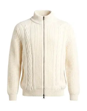 Tagliatore Cardigan Slate Size Virgin Wool, Polyamide - White