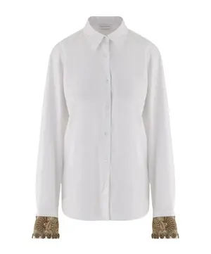 Dries Van Noten Long-sleeved Shirt - White