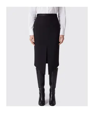 TOM FORD Satin-trim Back-slit Skirt