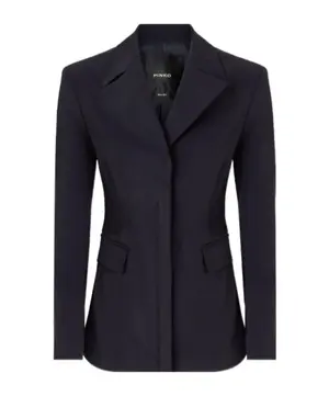 Pinko Slim-fit Blazer - Dark Blue