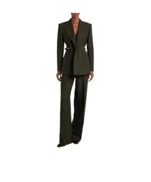 Gabriela Hearst Squaretoe Blockheel Suede Boots