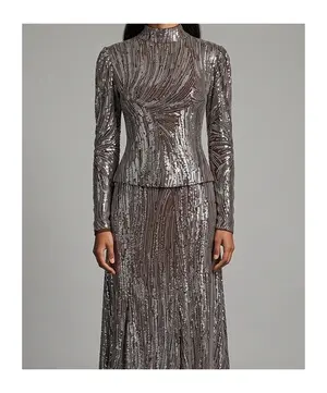 Rabanne Sequin-embellished Top