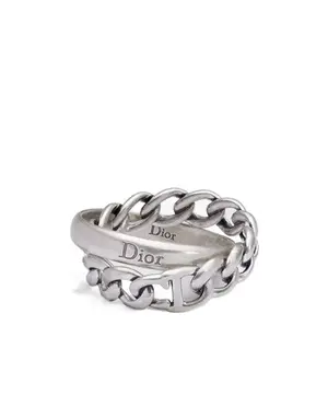 Dior Stack Ring - Antique Silver