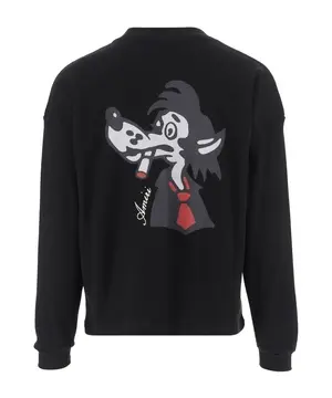 Amiri Long Sleeve Crewneck Sweatshirt