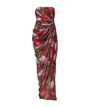 Carolina Herrera Sleeveless Dress - Red