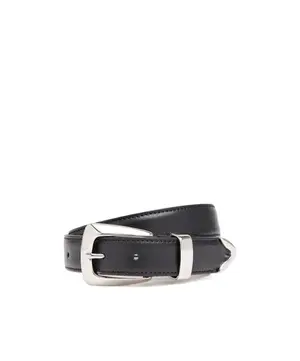 Khaite Belt With Rectangular Buckle - Black