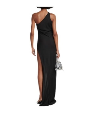 MONOT One-shoulder Chiffon Maxi Dress