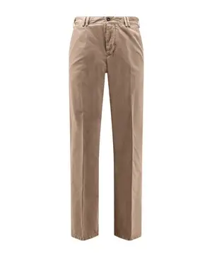 PT TORINO Michael Deluxe Button Cotton Trousers - Neutral