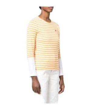 Play Comme Des Garcon Striped Long-sleeve T-shirt