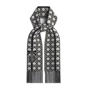 Dior Cannage Scarf - Black