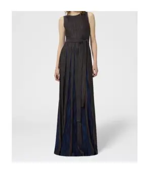 Missoni Metallic-thread Belted Maxi Dress