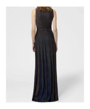 Missoni Metallic-thread Belted Maxi Dress