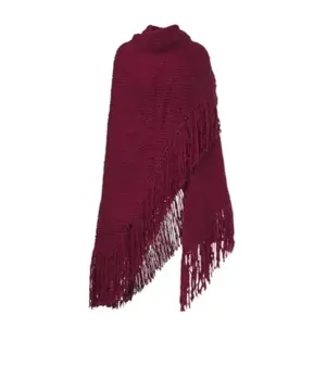 Gabriela Hearst Fringed Knitted Cashmere Shawl - Red